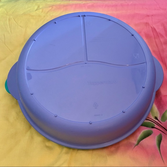 Tupperware | Kitchen | Tupperware Crystalwave Divided Microwave Dish ...